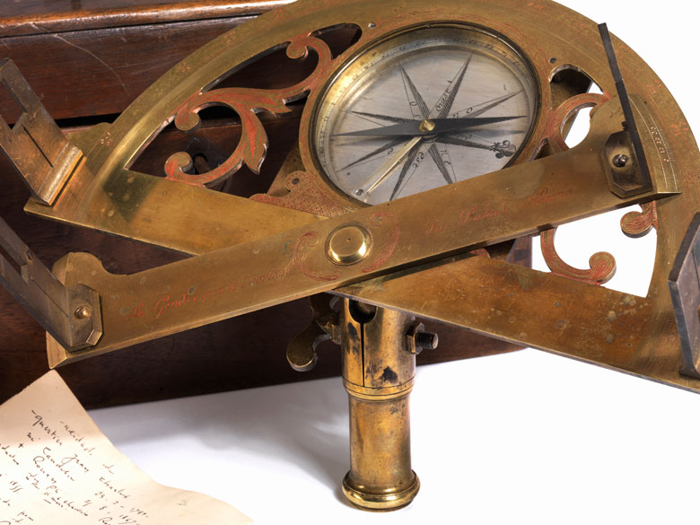 Rare graphometer to measure horizontal angles - Hampel Fine Art Auctions
