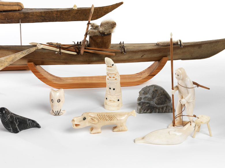 Collection Of Eskimo Art Objects Hampel Fine Art Auctions