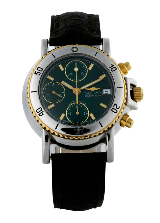 SECTOR Chronograph „Golden Eagle“ - Hampel Fine Art Auctions