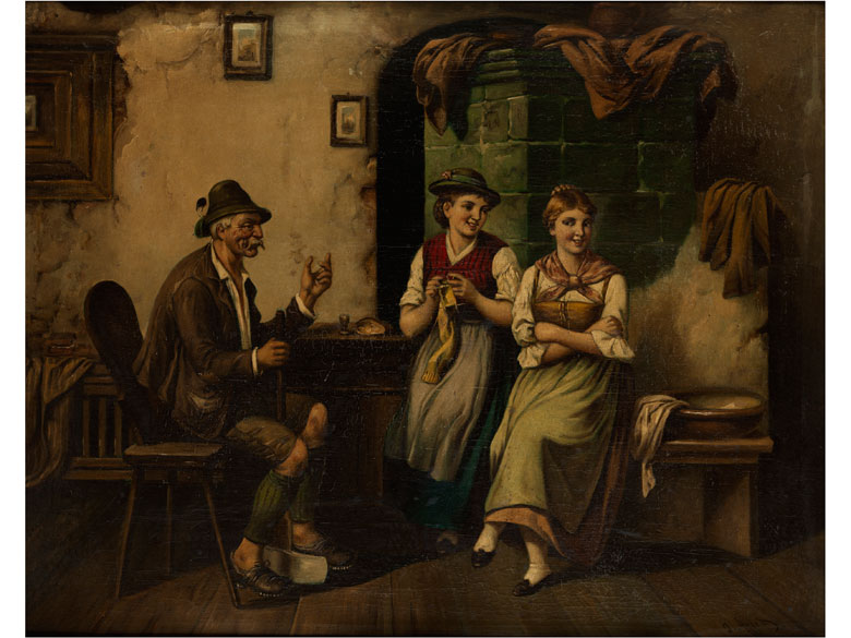J. Arlet, Maler des 19. Jahrhunderts - Hampel Fine Art Auctions