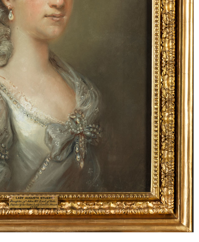 Lady Caroline Stuart, vor 1763 – 1813, Malerin aus herrschaftlichem ...