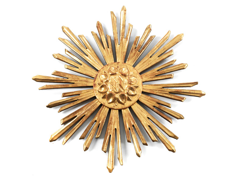 Geschnitzte Gloriole - Hampel Kunstauktionen