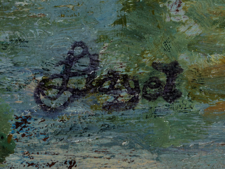 Louis Hayet, 1864 Pontoise - 1940 Cormeilles-en-Parisis - Hampel ...