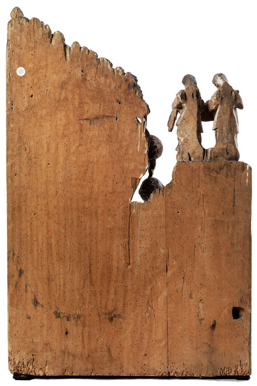 Schnitzfigurengruppe Christi Taufe am Jordan - Hampel Kunstauktionen