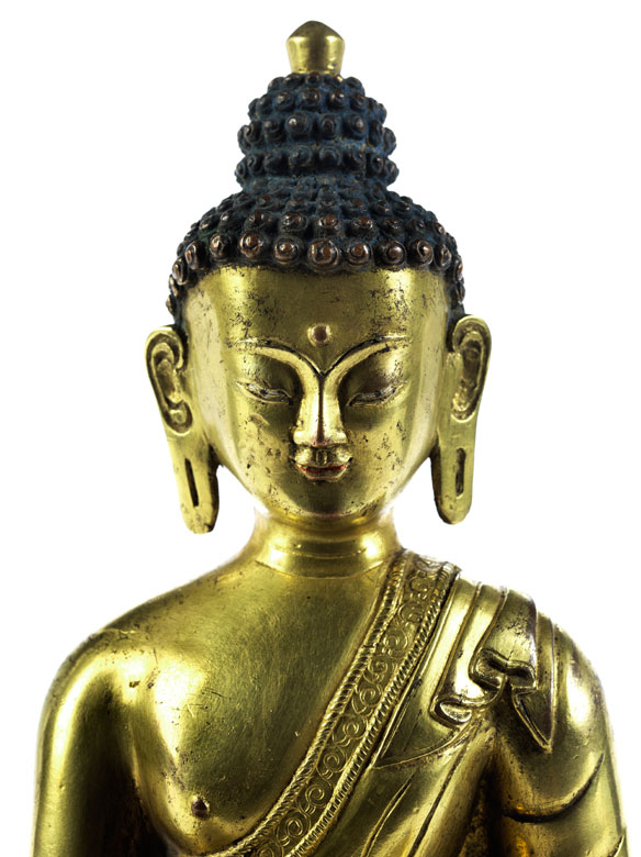 Vergoldeter Buddha - Hampel Kunstauktionen