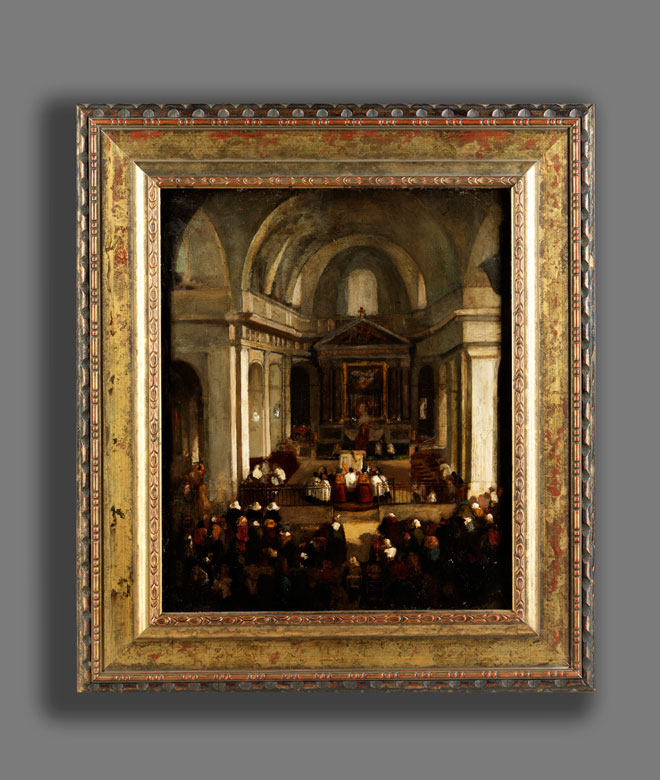 Johannes Bosboom, 1817 Den Haag – 1891 - Hampel Kunstauktionen