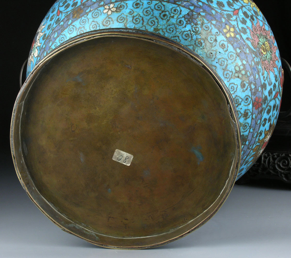 Bedeutende Cloisonné-Vase der Ming-Dynastie - Hampel Fine Art Auctions