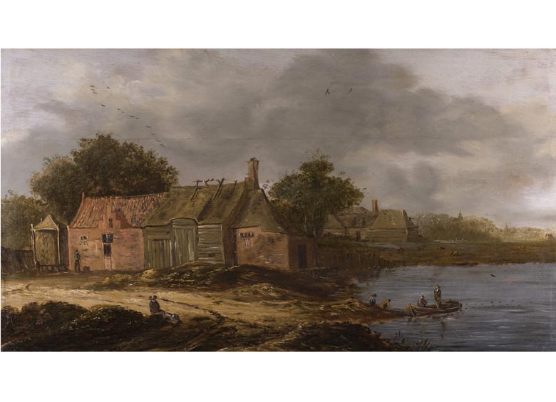 Holländischer Maler in Art von/ Nachfolge des Jan van Goyen 1596 Leiden ...