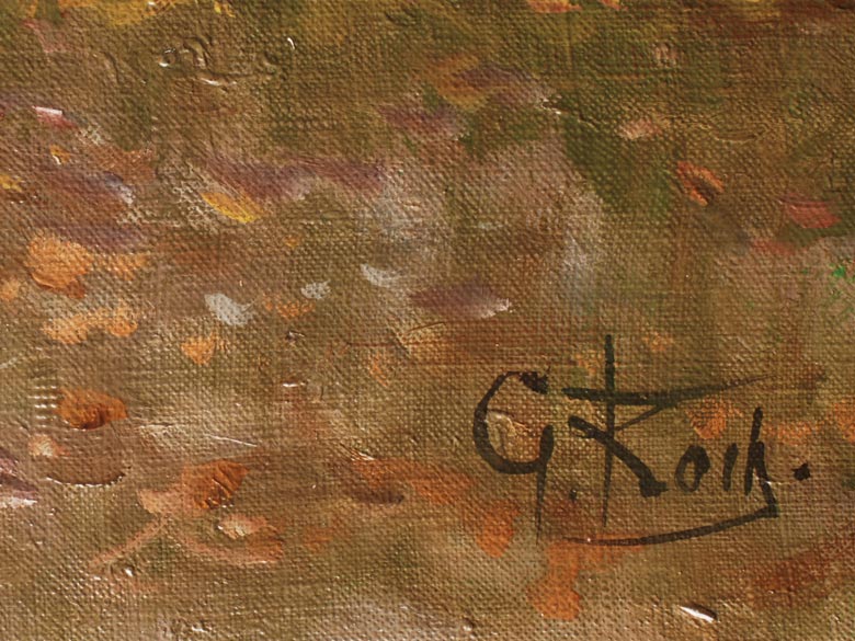 Georg Koch, 1857 Berlin - 1936, Der Maler studierte bei Steffeck ...