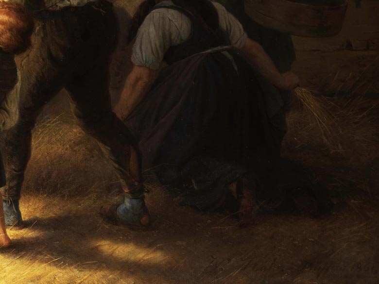 Karl Wilhelm Hahn, 1829 Ebersbach/ Oberlausitz - 1887 Dresden - Hampel ...