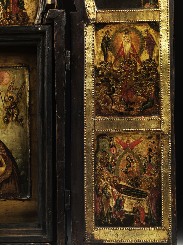 Ikonen-Triptychon - Hampel Kunstauktionen