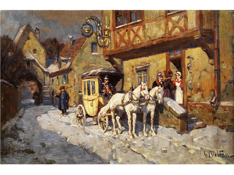 Wilhelm Velten, 1847 St. Petersburg - 1929 München - Hampel Fine Art ...