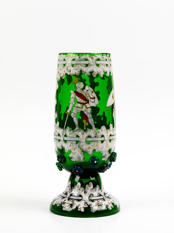 Historistischer Glaspokal von Anton Amros Egermann/ Heida - Hampel ...