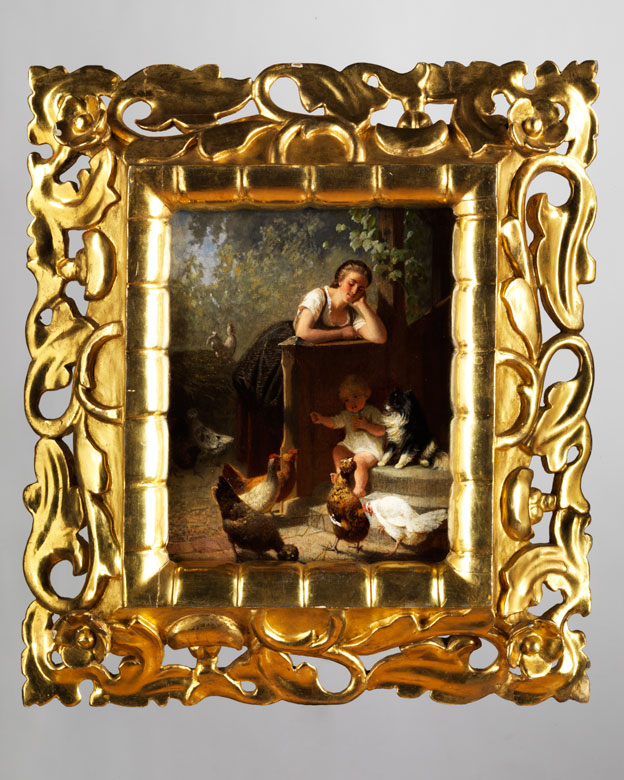 Carl Rohde, 1840 Koblenz, Maler der Stuttgarter Akademie, seit 1864 in ...