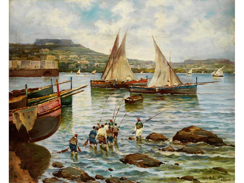 Radamis Sloppa, Maler des 19./ 20. Jahrhunderts - Hampel Kunstauktionen