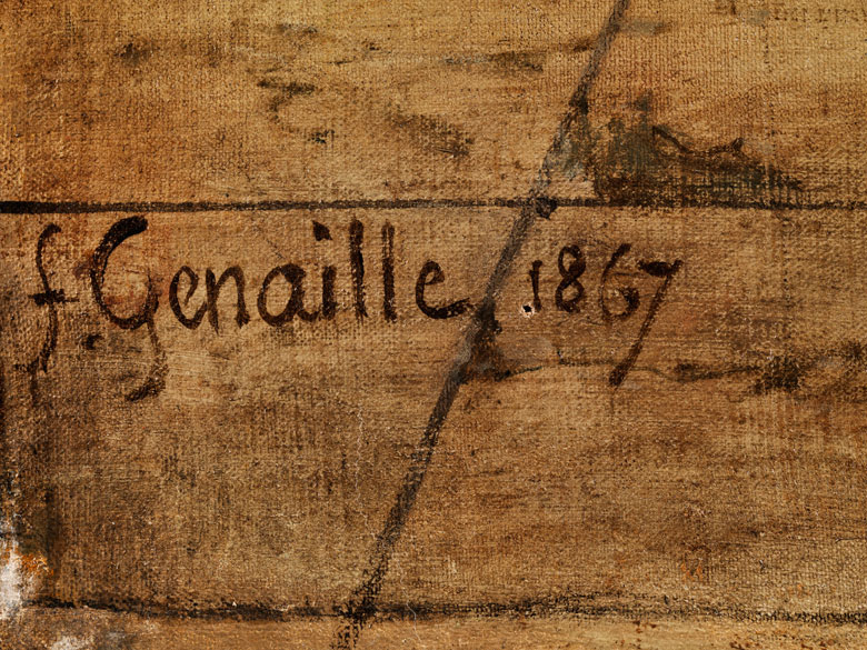 Felix-François Genaille, Maler des 19. Jahrhunderts - Hampel Kunstauktionen