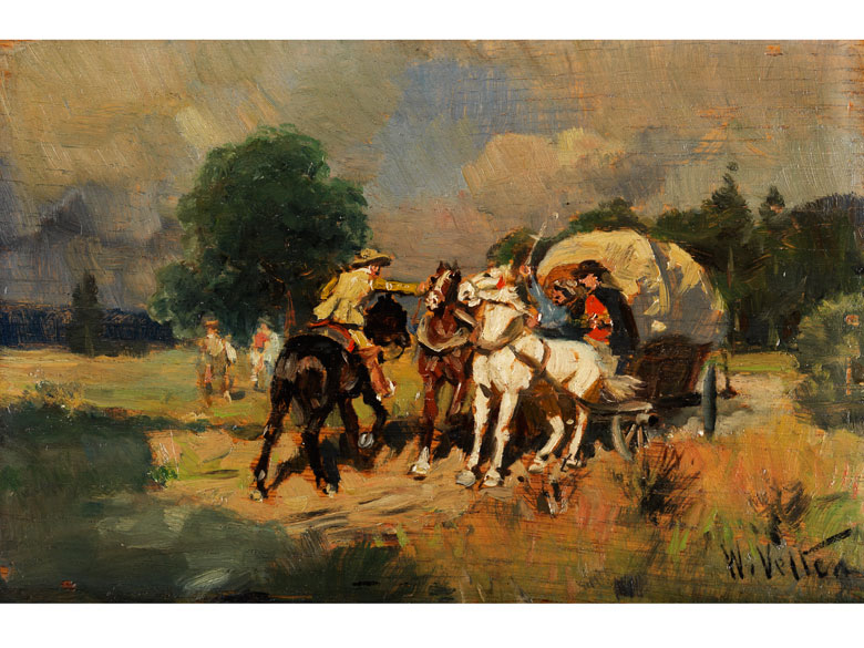 Wilhelm Velten, 1847 St. Petersburg - 1929 München - Hampel Fine Art ...