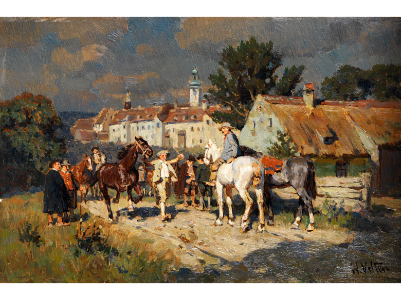 Wilhelm Velten, 1847 St. Petersburg - 1929 München - Hampel Fine Art ...