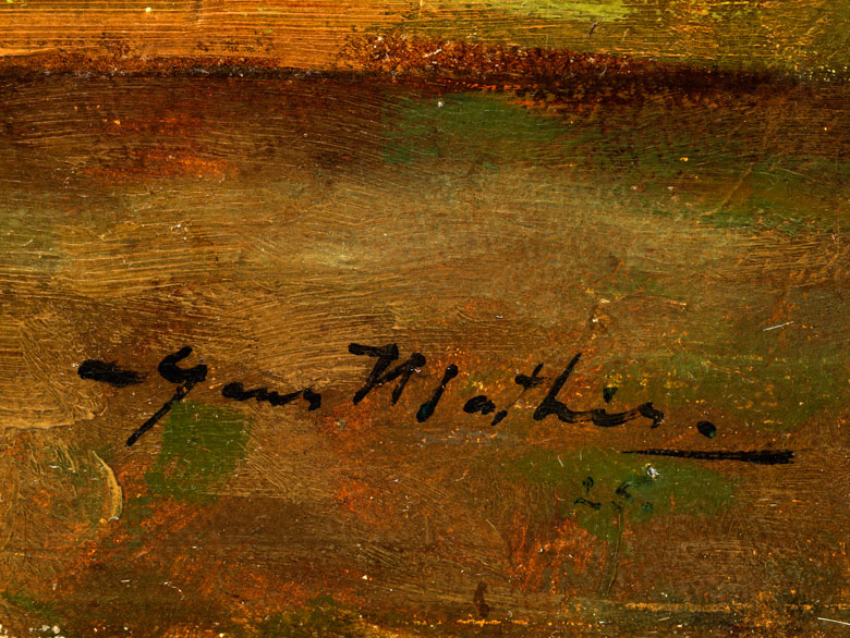 Hans Mathis, 1882 Straßburg - 1944 Niederbronn/ Elsass - Hampel ...