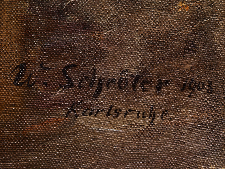 Wilhelm Schroeter, genannt Winter-Schroeter, 1849 Dessau - 1904 ...