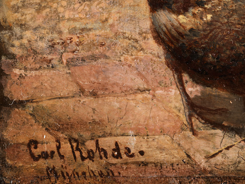 Carl Rohde, 1840 - 1891 Koblenz Maler der Stuttgarter Akademie, seit ...