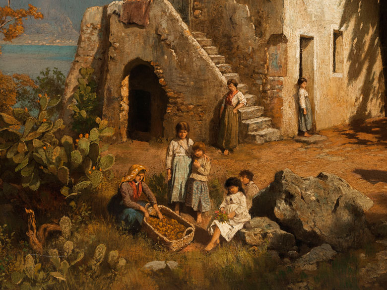 August Wilhelm Leu, 1819 - 1897 - Hampel Kunstauktionen