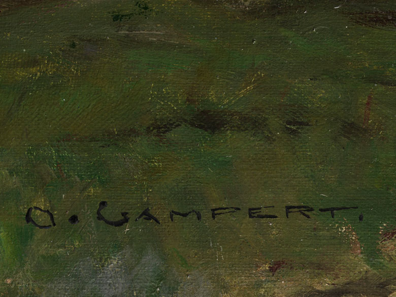 Otto Gampert, 1842 Ottenbach – 1924 Zürich - Hampel Kunstauktionen