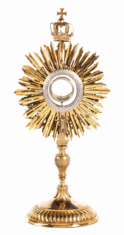 Vergoldete Hostien-Monstranz - HAMPEL Fine Art Auctions Munich