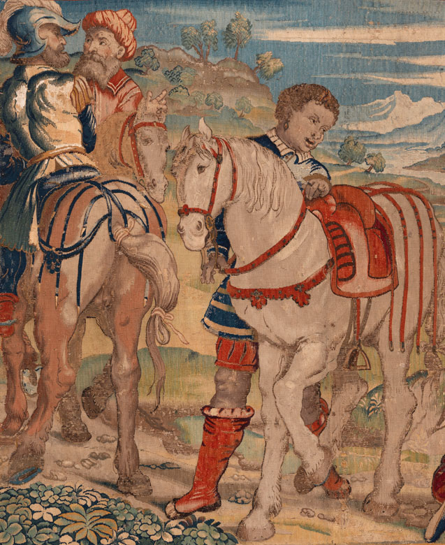 Französischer Wandbildteppich - Hampel Kunstauktionen