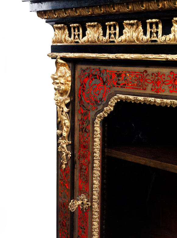 Napoleon III-Vitrine im Boulle-Stil - Hampel Kunstauktionen