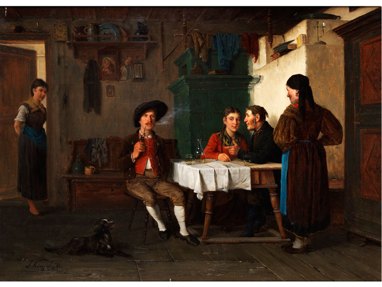 Joseph Kinzel, 1852 Lobenstein – 1925 Spitz/ Donau - Hampel Kunstauktionen