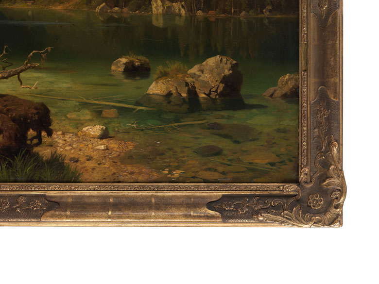 August Wilhelm Leu, 1819 – 1897 - Hampel Kunstauktionen